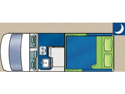 Mighty Double Down Campervan – 4 Berth