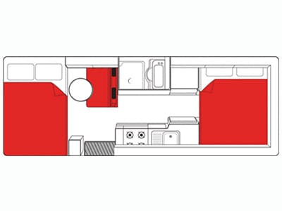 Mighty Double Up Motorhome – 4 Berth