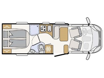 MC Compact Plus Motorhome – 2 Berth